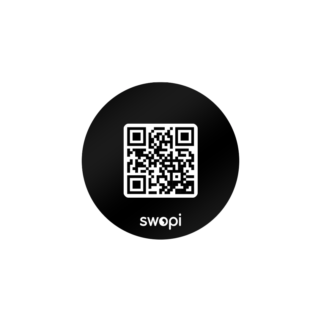 Swopi Tag - NFC Nálepka na Telefon | Digitální Vizitka Swopi